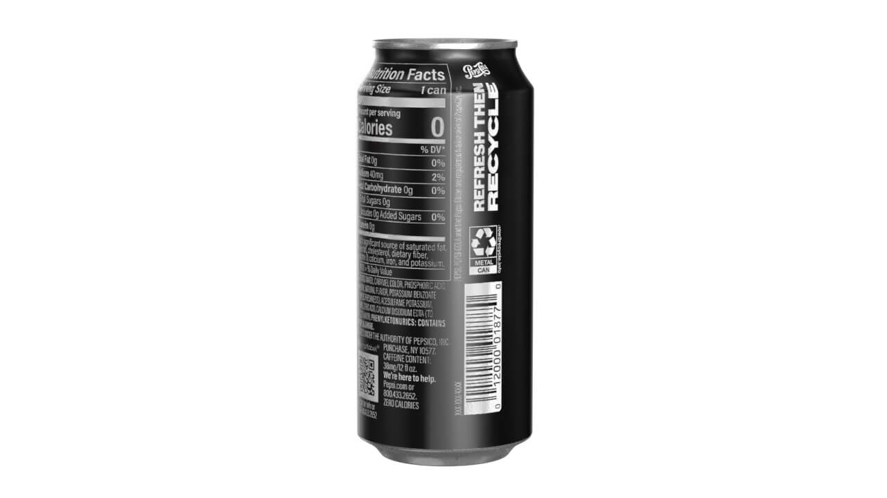 Pepsi Zero Drink Can 473ml 13 - 3D Model by ERTAN ZORLU