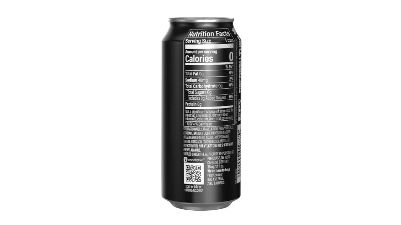 Pepsi Zero Drink Can 473ml 13 - 3D Model by ERTAN ZORLU