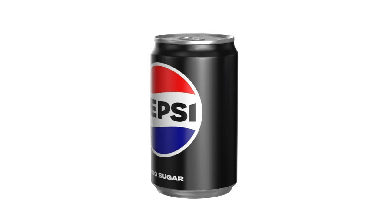 Pepsi Zero Drink Can Sleek 200ml 03 - 3D Model by ERTAN ZORLU