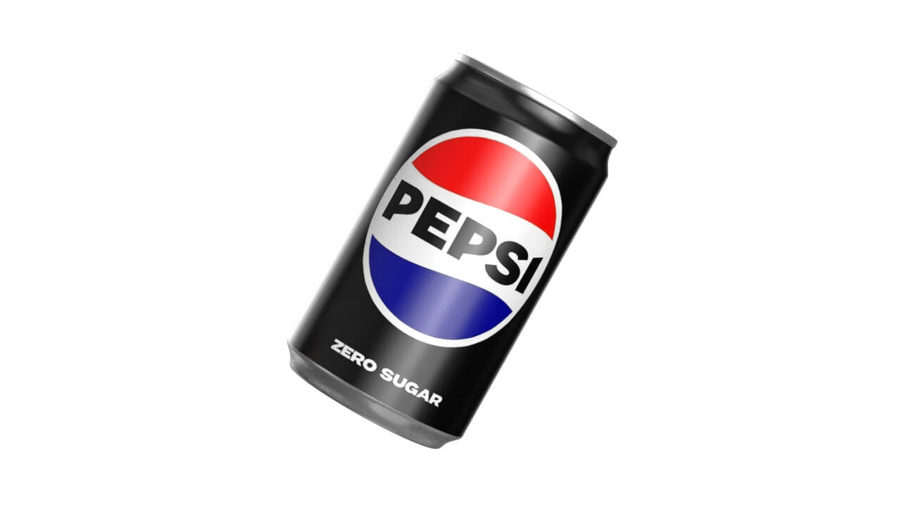 Pepsi Zero Drink Can Sleek 200ml 03 - 3D Model by ERTAN ZORLU