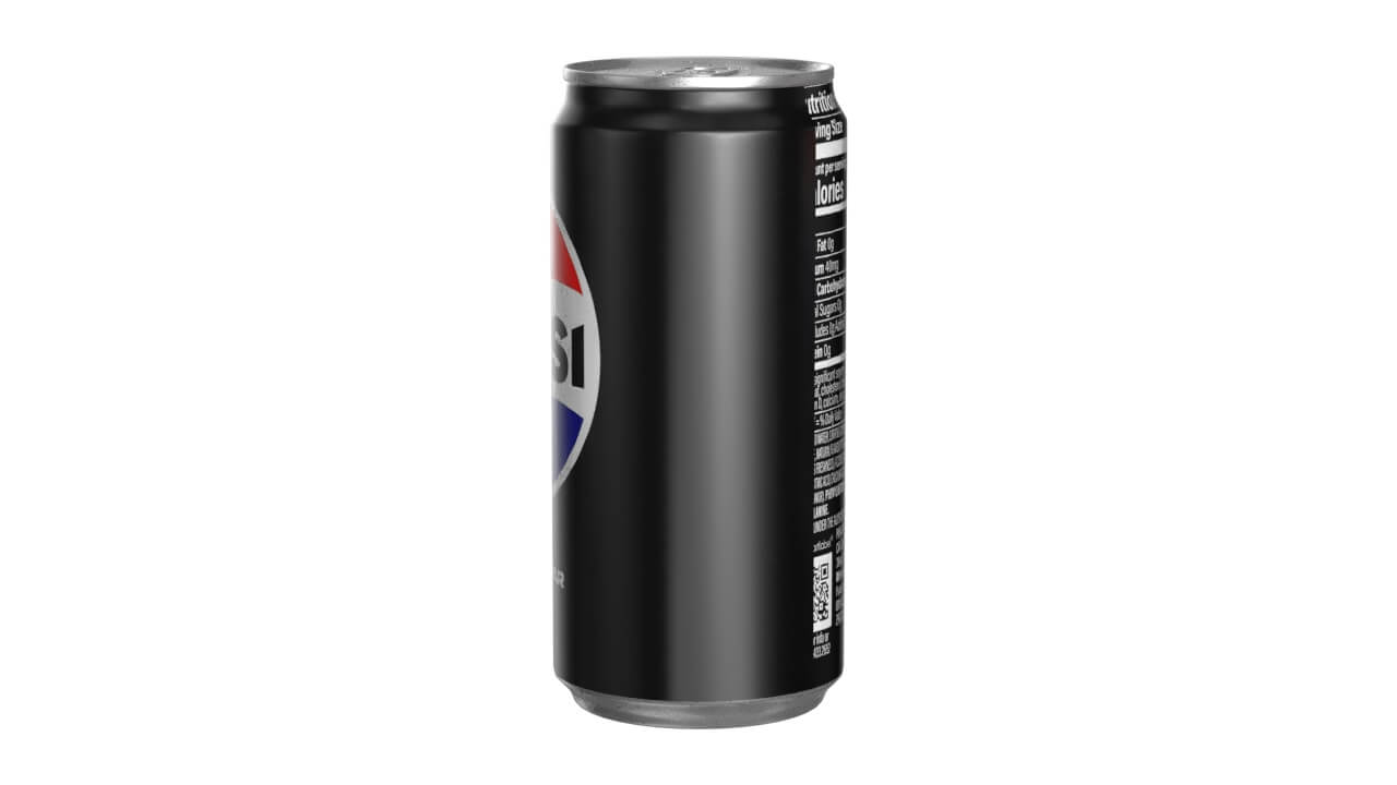 Pepsi Zero Drink Can Sleek 250ml 04 - 3D Model by ERTAN ZORLU