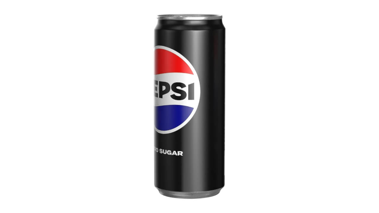 Pepsi Zero Drink Can Sleek 310ml 06 - 3D Model by ERTAN ZORLU