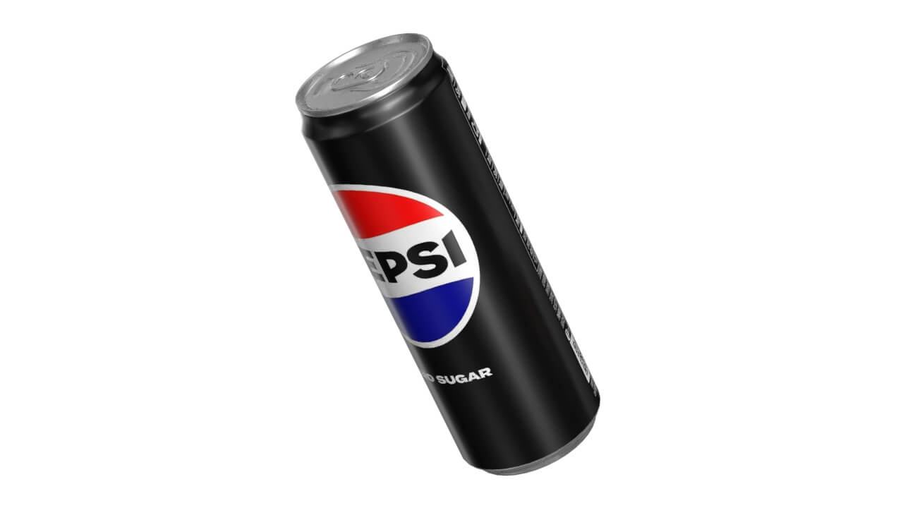 Pepsi Zero Drink Can Sleek 355ml 08 - 3D Model by ERTAN ZORLU