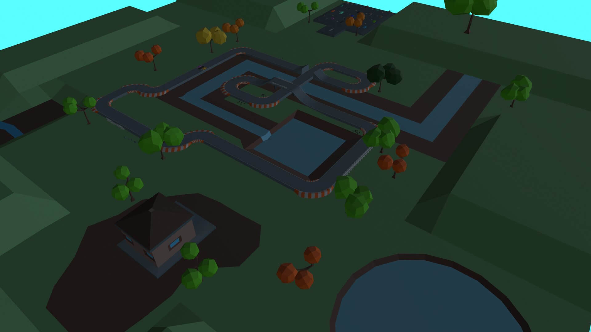 Race Track Cartoon - 3D Model by ERTAN ZORLU