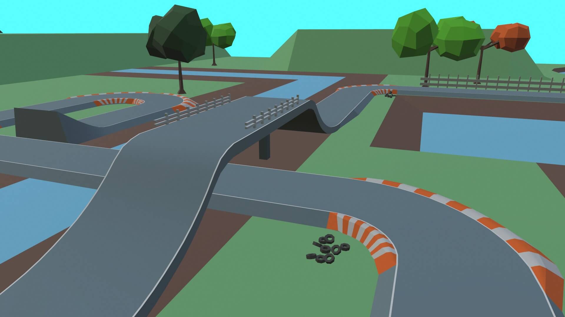 Race Track Cartoon - 3D Model by ERTAN ZORLU