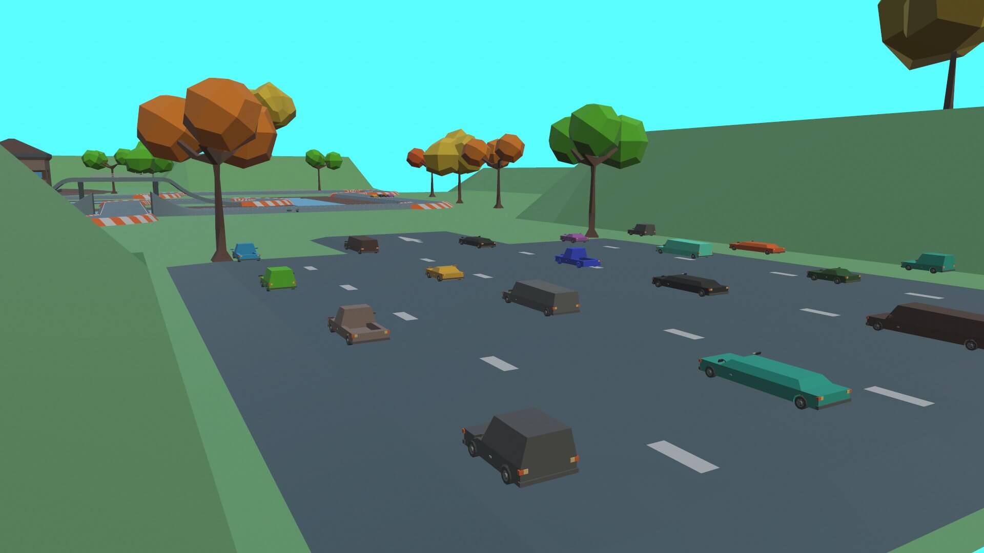 Race Track Cartoon - 3D Model by ERTAN ZORLU