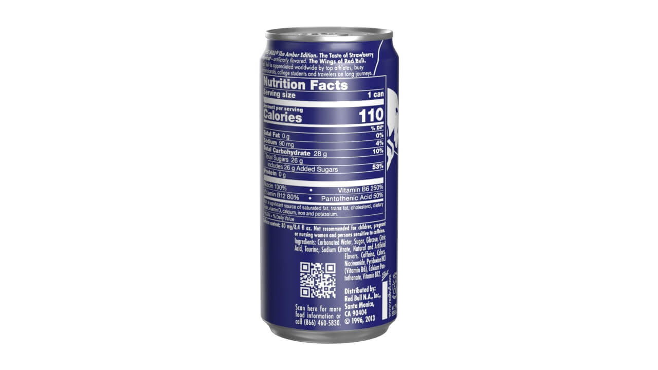 Red Bull Blue Edition Drink Can Sleek 250ml 01 - 3D Model by ERTAN ZORLU