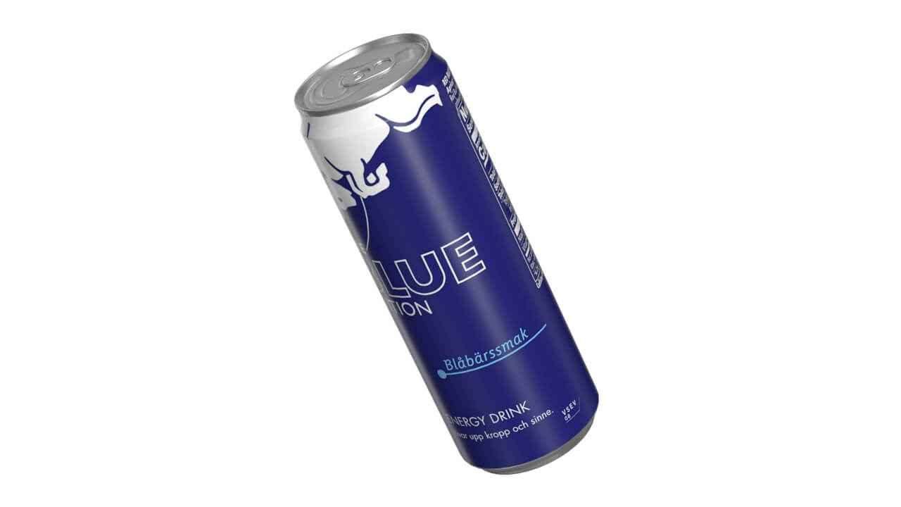 Red Bull Blue Edition Drink Can Sleek 355ml 02 - 3D Model by ERTAN ZORLU