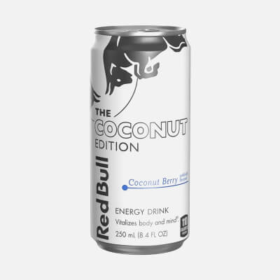 Red Bull Coconut Edition Drink Can Sleek 250ml 01 - 3D Model by ERTAN ZORLU