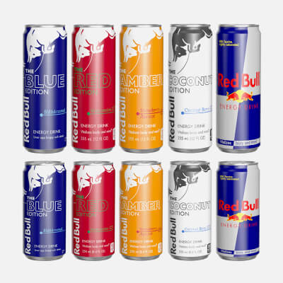 Red Bull Drink Can Package - 3D Model by ERTAN ZORLU