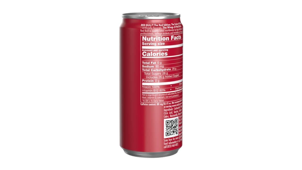 Red Bull Red Edition Drink Can Sleek 250ml 01 - 3D Model by ERTAN ZORLU