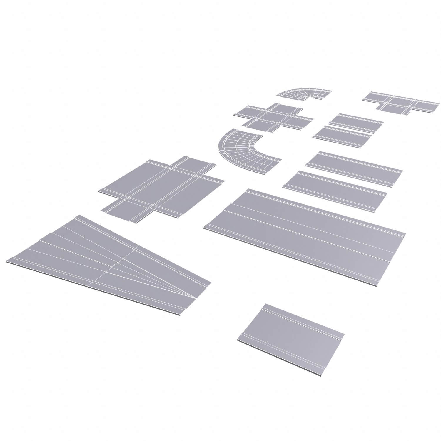 Road Pack - 3D Model by ERTAN ZORLU