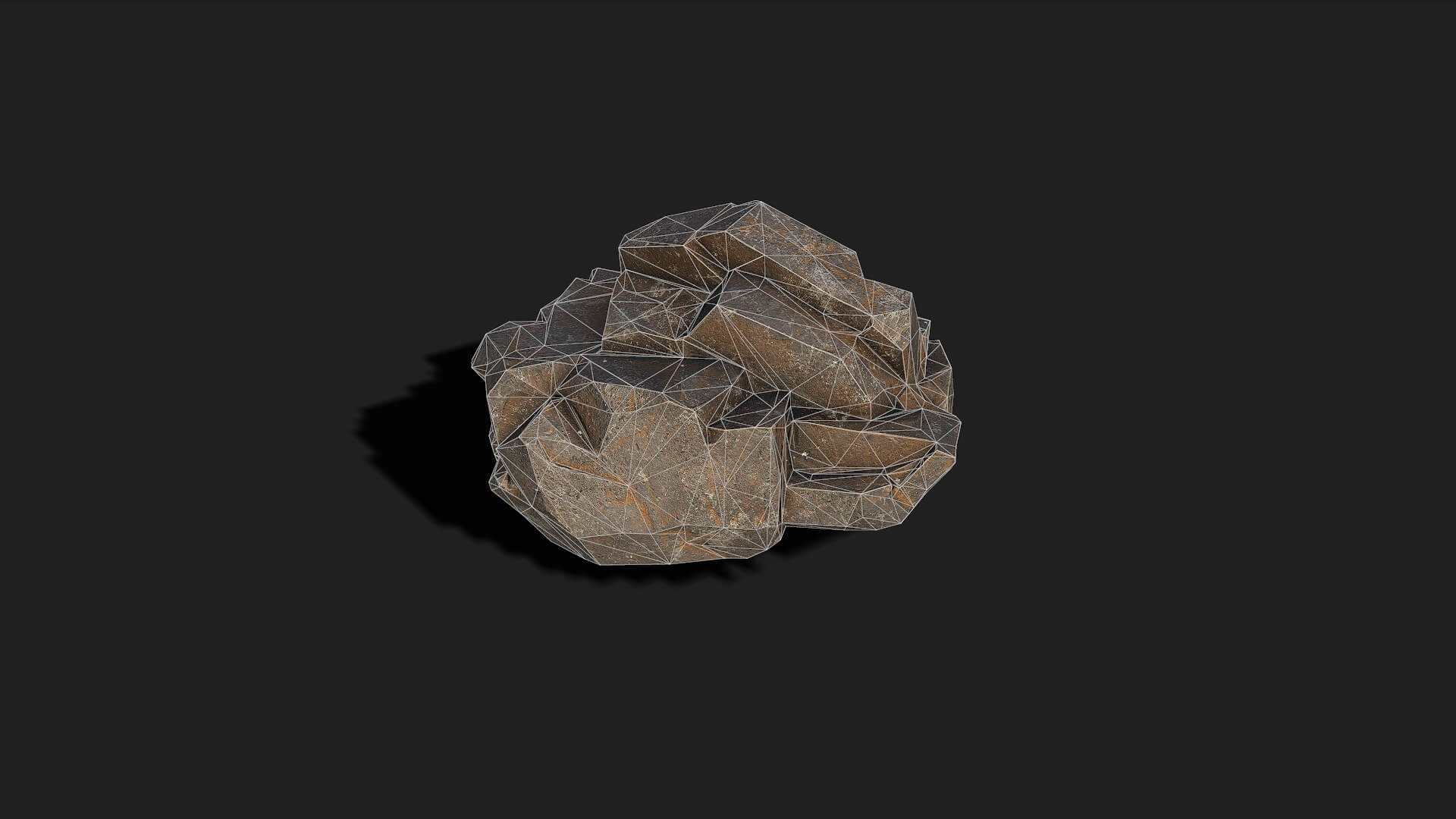 Rock Set PBR Low Poly 01 - 3D Model by ERTAN ZORLU
