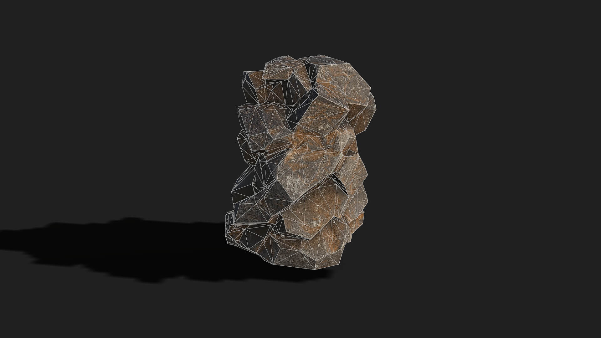 Rock Set PBR Low Poly 01 - 3D Model by ERTAN ZORLU