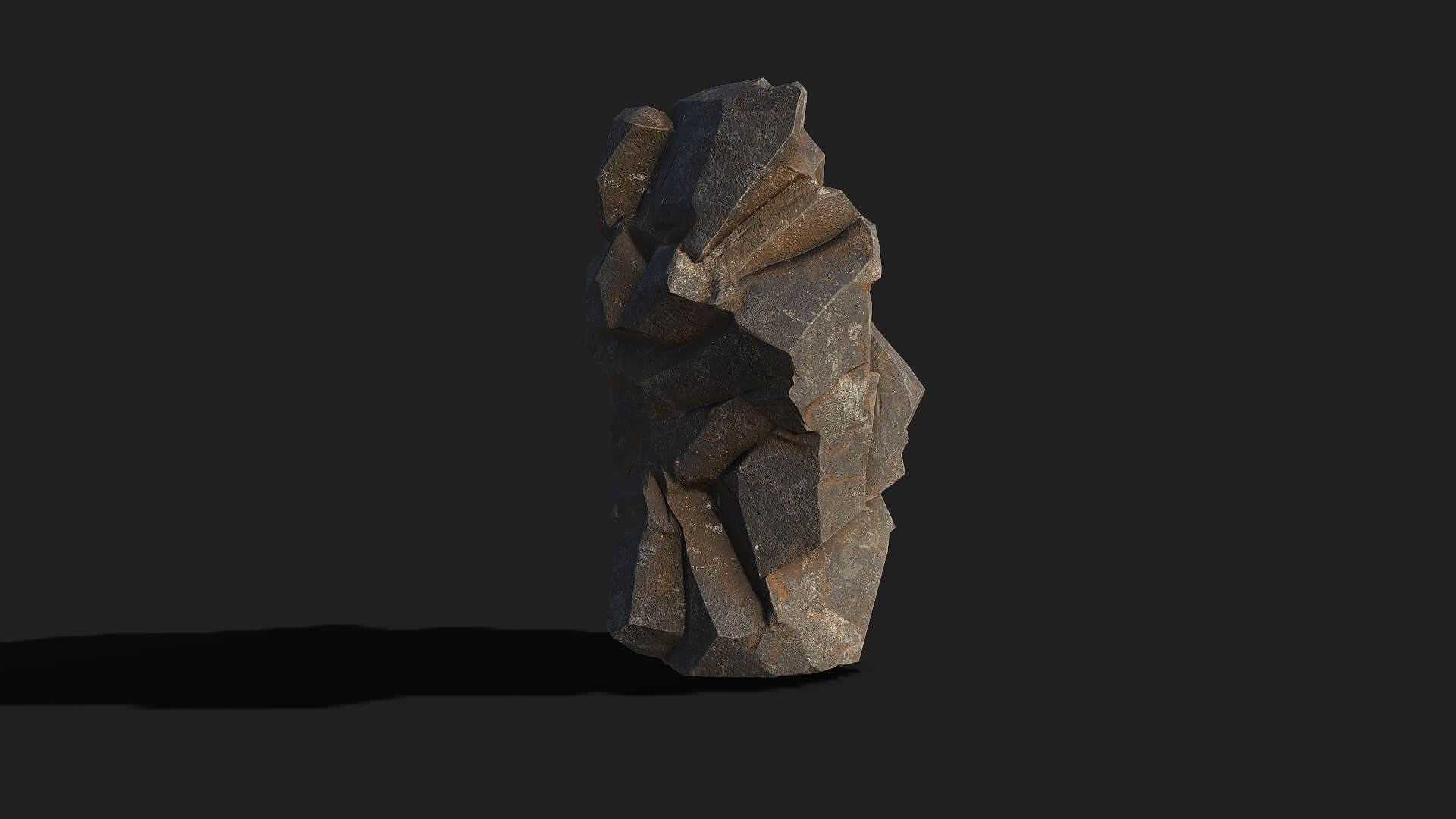 Rock Set PBR Low Poly 01 - 3D Model by ERTAN ZORLU