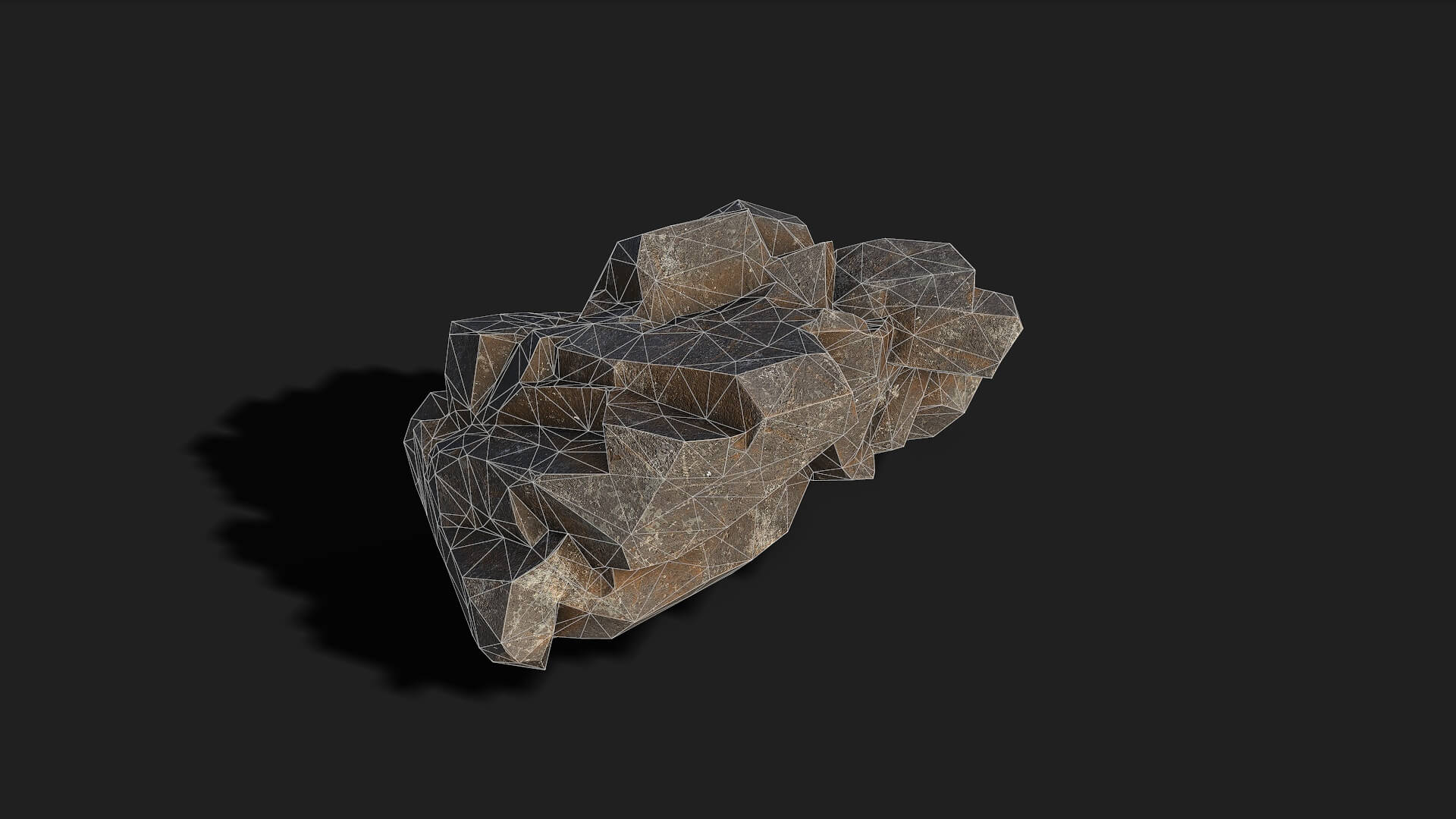 Rock Set PBR Low Poly 01 - 3D Model by ERTAN ZORLU