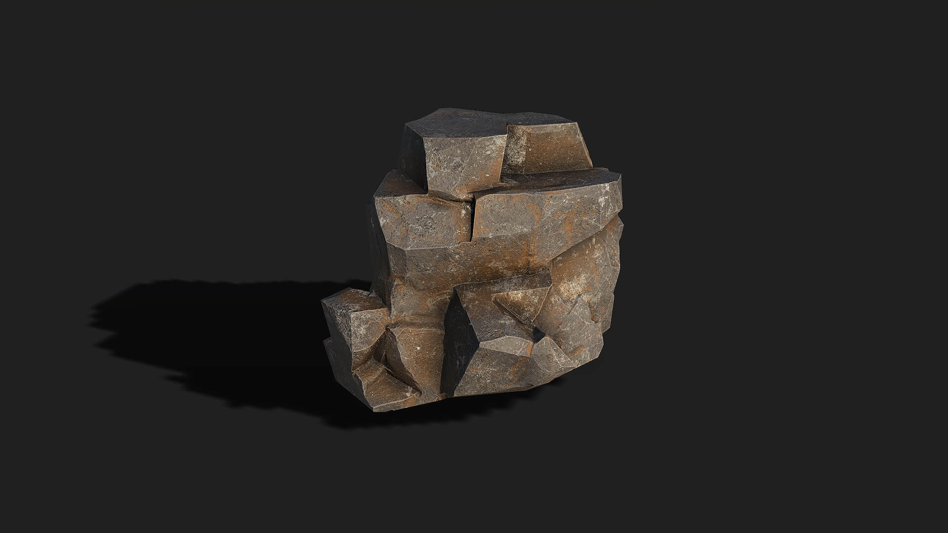 Rock Set PBR Low Poly 01 - 3D Model by ERTAN ZORLU
