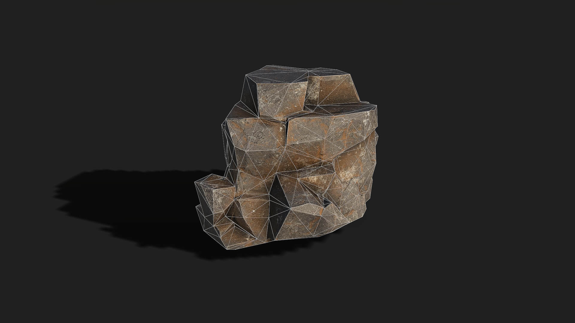 Rock Set PBR Low Poly 01 - 3D Model by ERTAN ZORLU