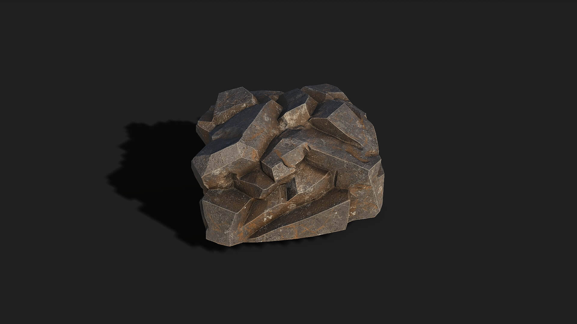 Rock Set PBR Low Poly 01 - 3D Model by ERTAN ZORLU