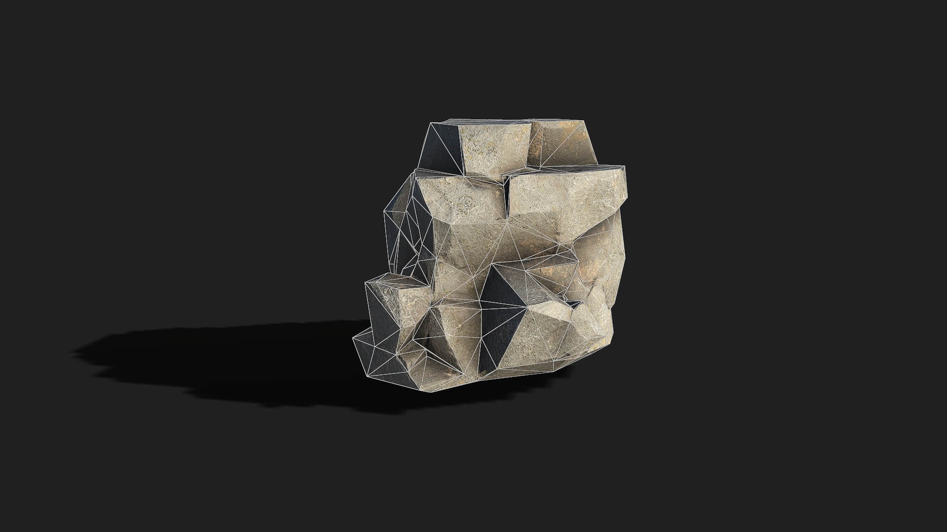 Rock Set PBR Low Poly 02 - 3D Model by ERTAN ZORLU
