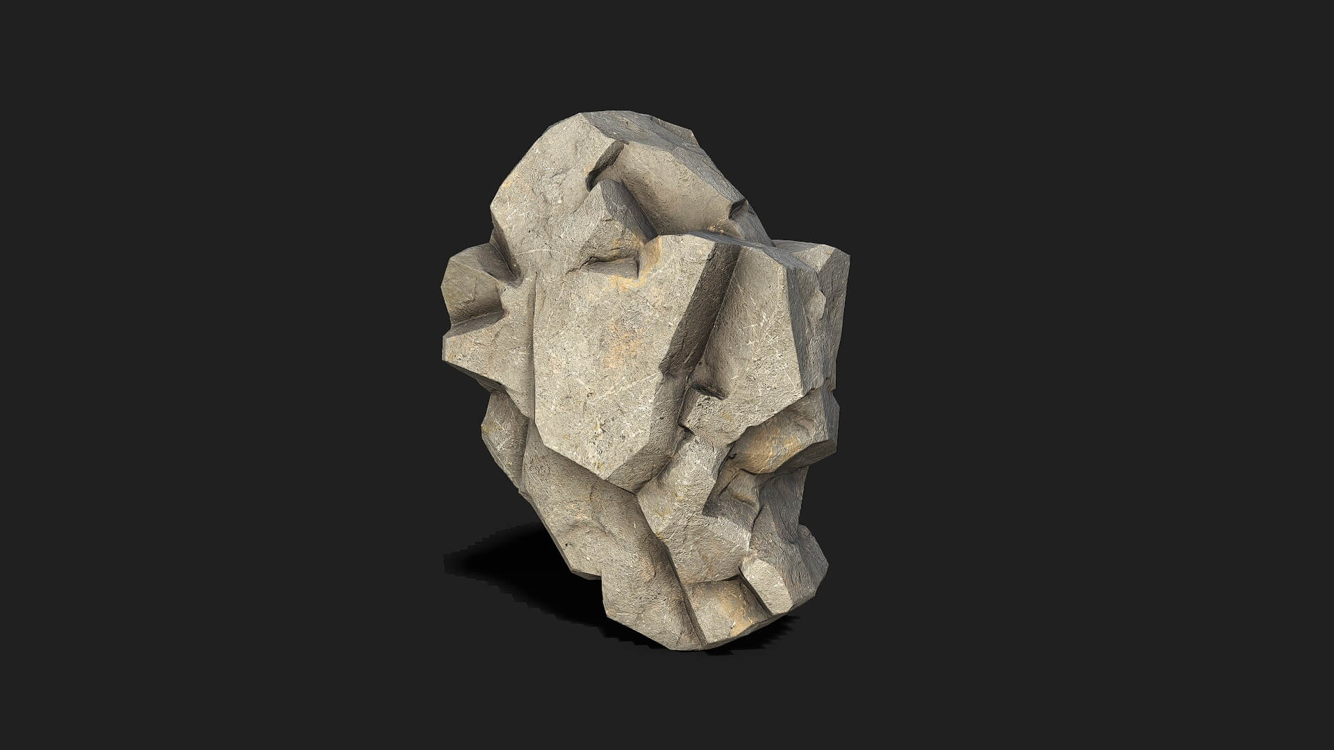 Rock Set PBR Low Poly 02 - 3D Model by ERTAN ZORLU