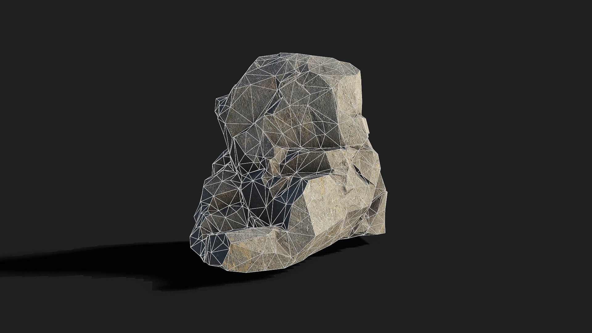 Rock Set PBR Low Poly 02 - 3D Model by ERTAN ZORLU