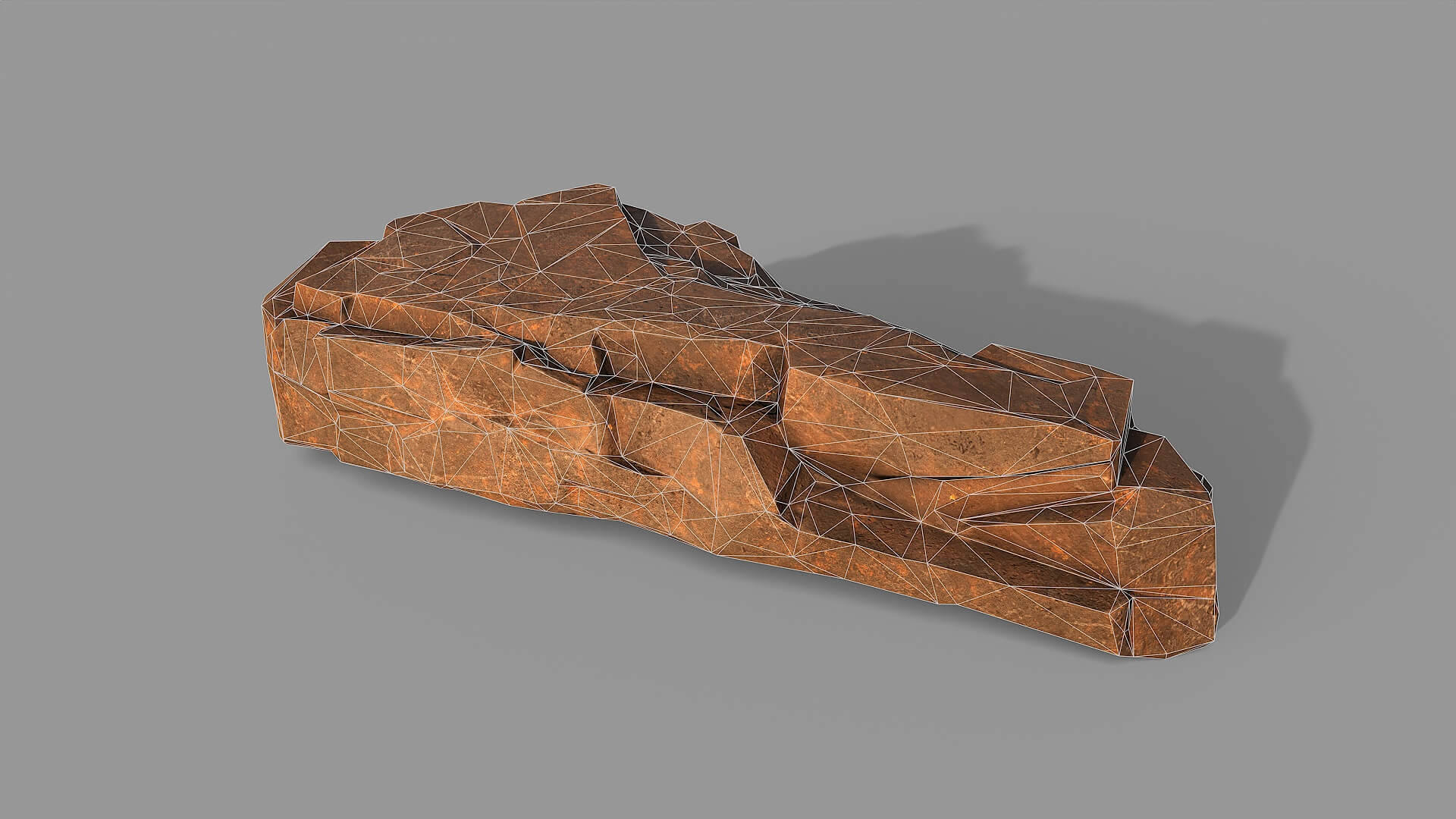 Rock Set PBR Low Poly 04 - 3D Model by ERTAN ZORLU