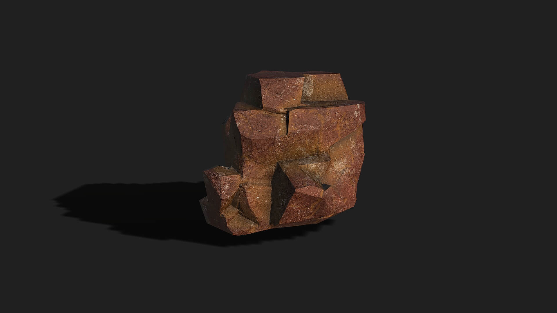 Rock Set PBR Low Poly 03 - 3D Model by ERTAN ZORLU