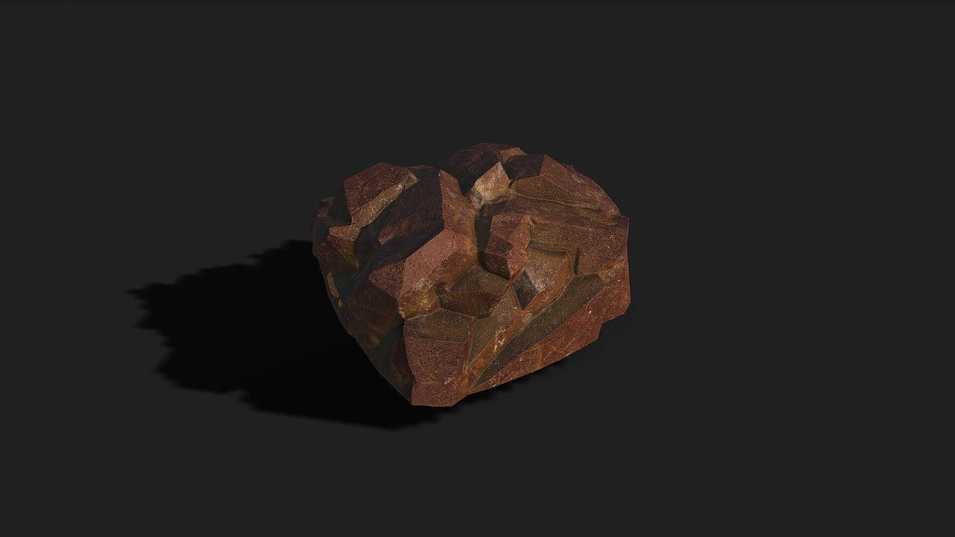Rock Set PBR Low Poly 03 - 3D Model by ERTAN ZORLU