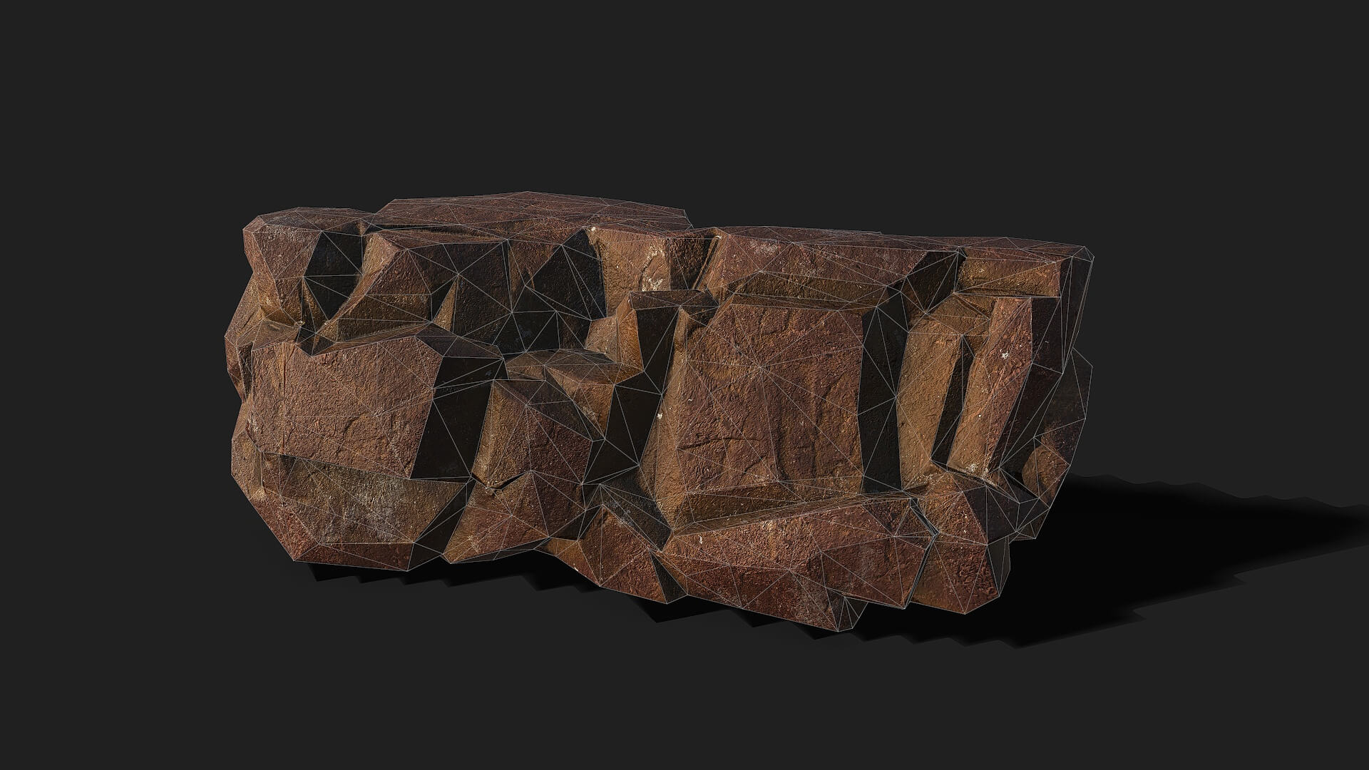 Rock Set PBR Low Poly 03 - 3D Model by ERTAN ZORLU