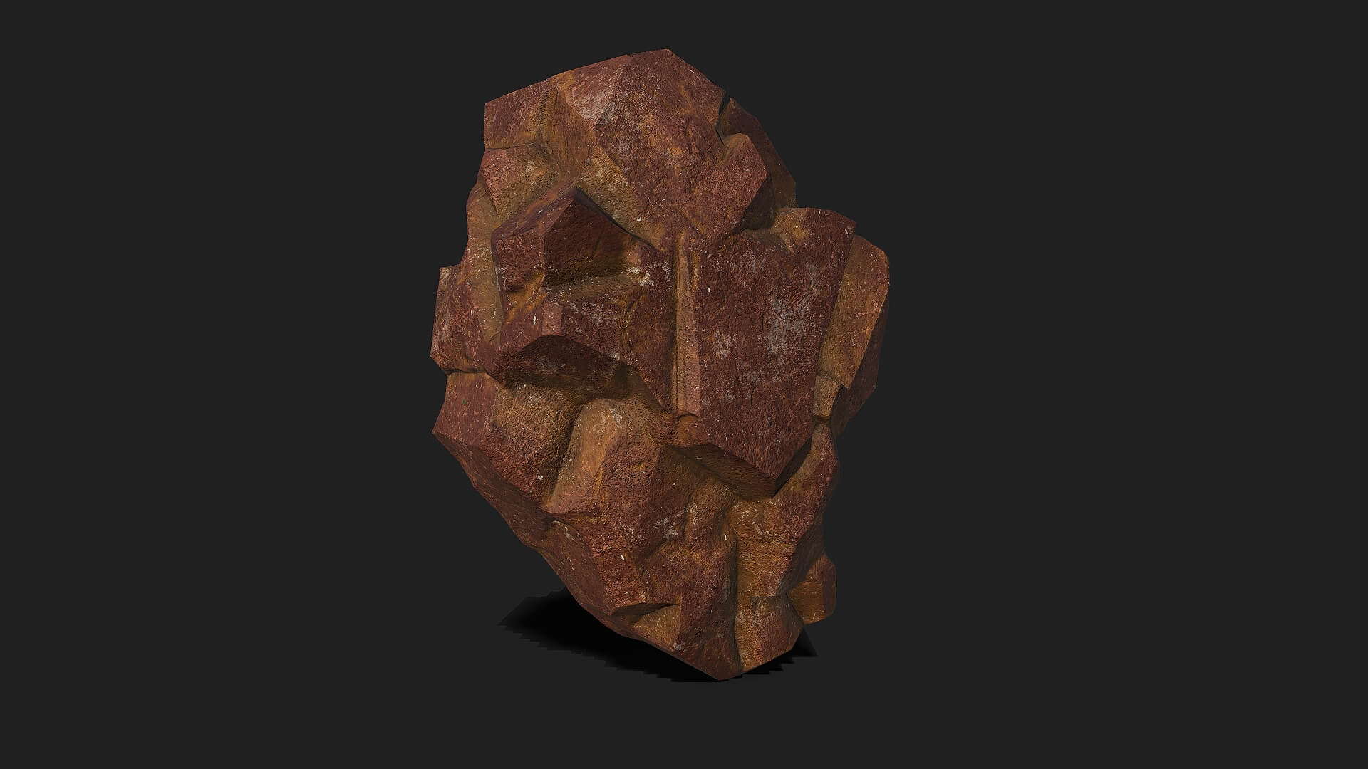 Rock Set PBR Low Poly 03 - 3D Model by ERTAN ZORLU