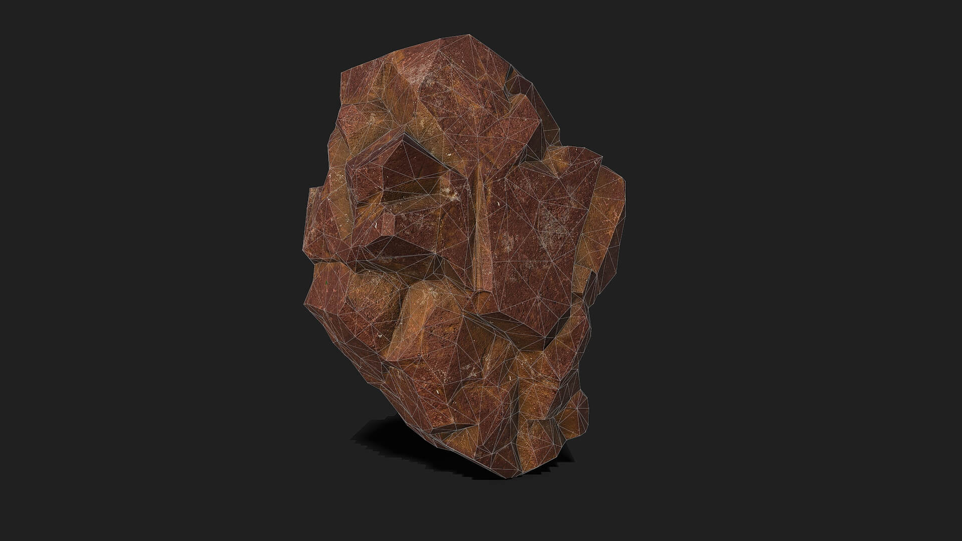 Rock Set PBR Low Poly 03 - 3D Model by ERTAN ZORLU