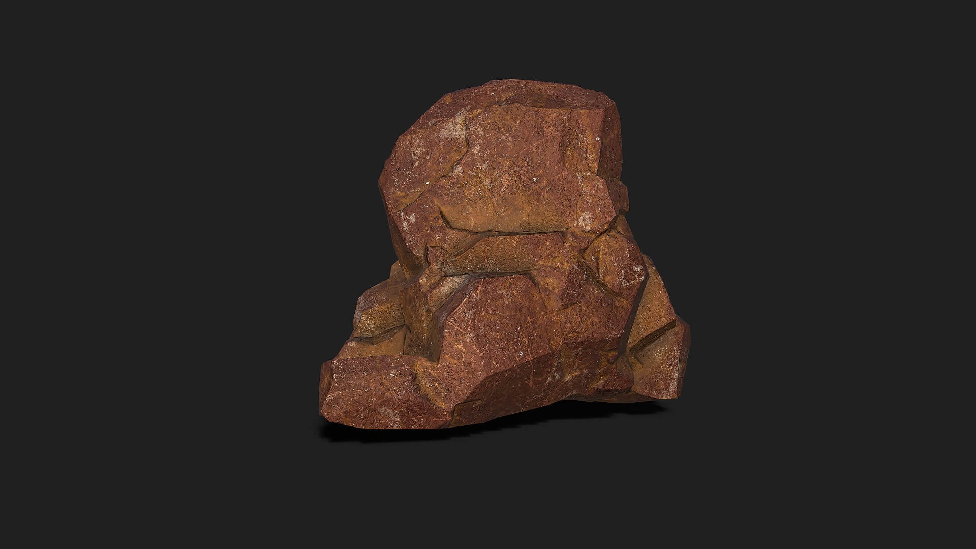 Rock Set PBR Low Poly 03 - 3D Model by ERTAN ZORLU