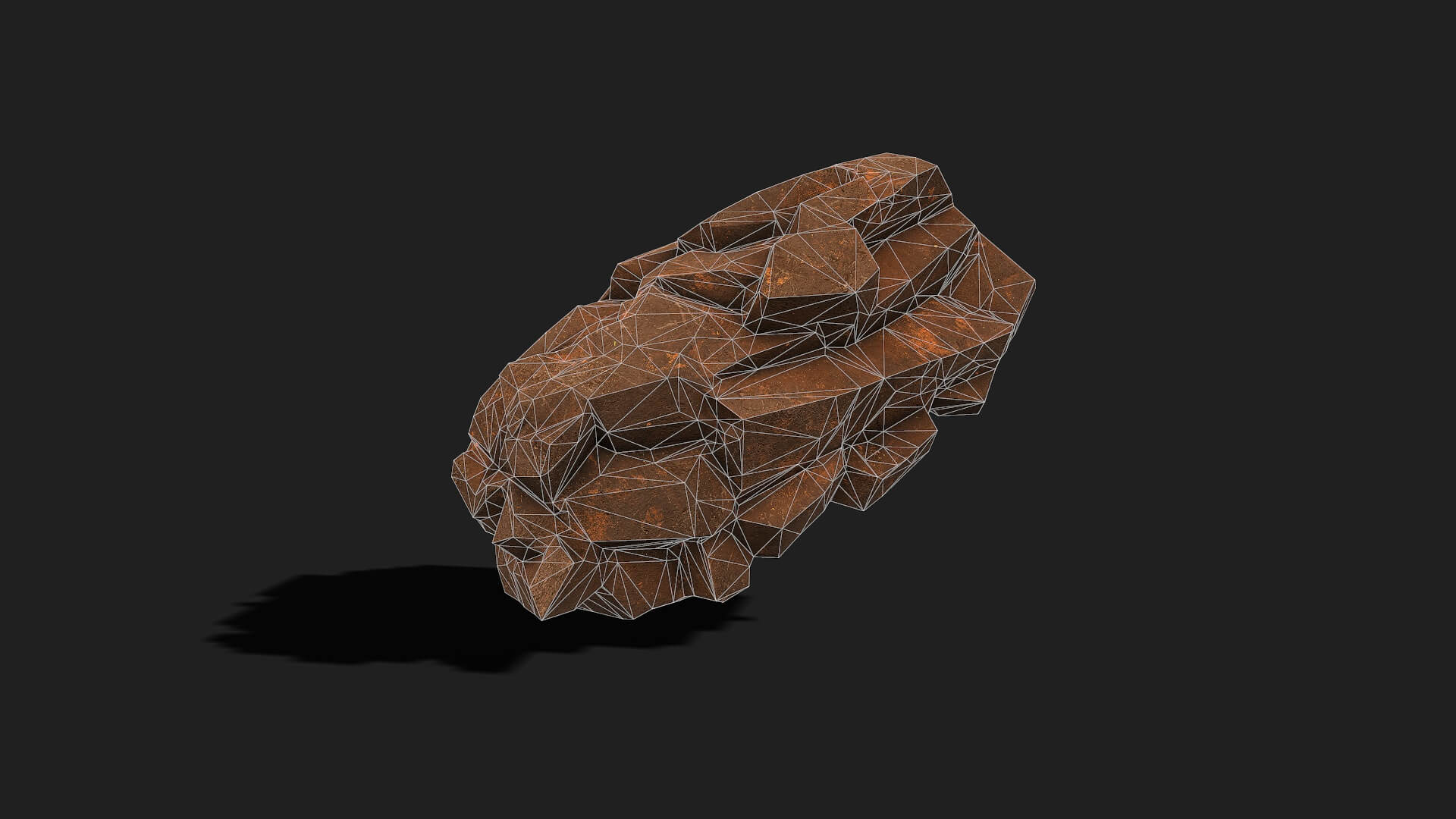 Rock Set PBR Low Poly 04 - 3D Model by ERTAN ZORLU