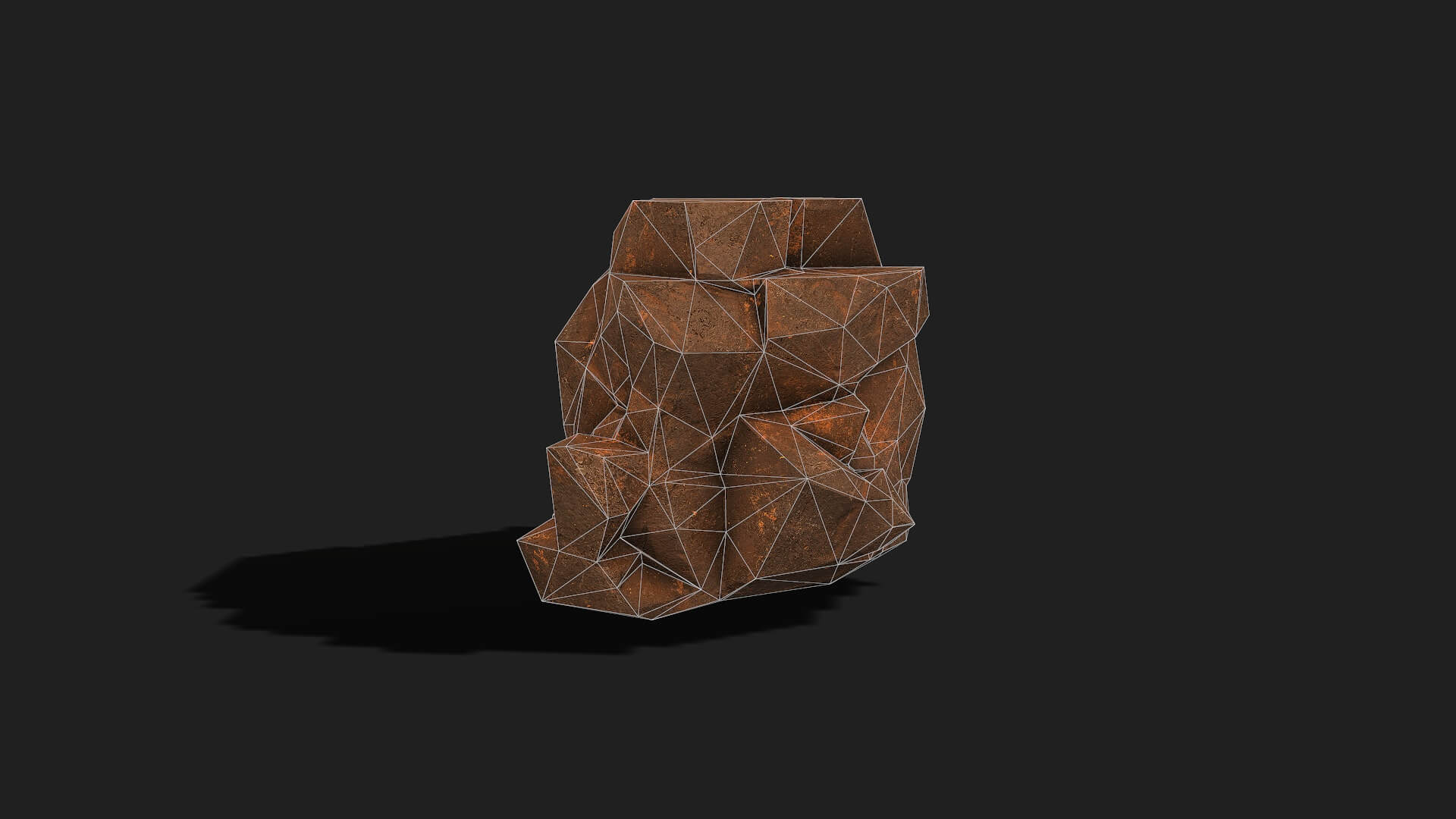 Rock Set PBR Low Poly 04 - 3D Model by ERTAN ZORLU
