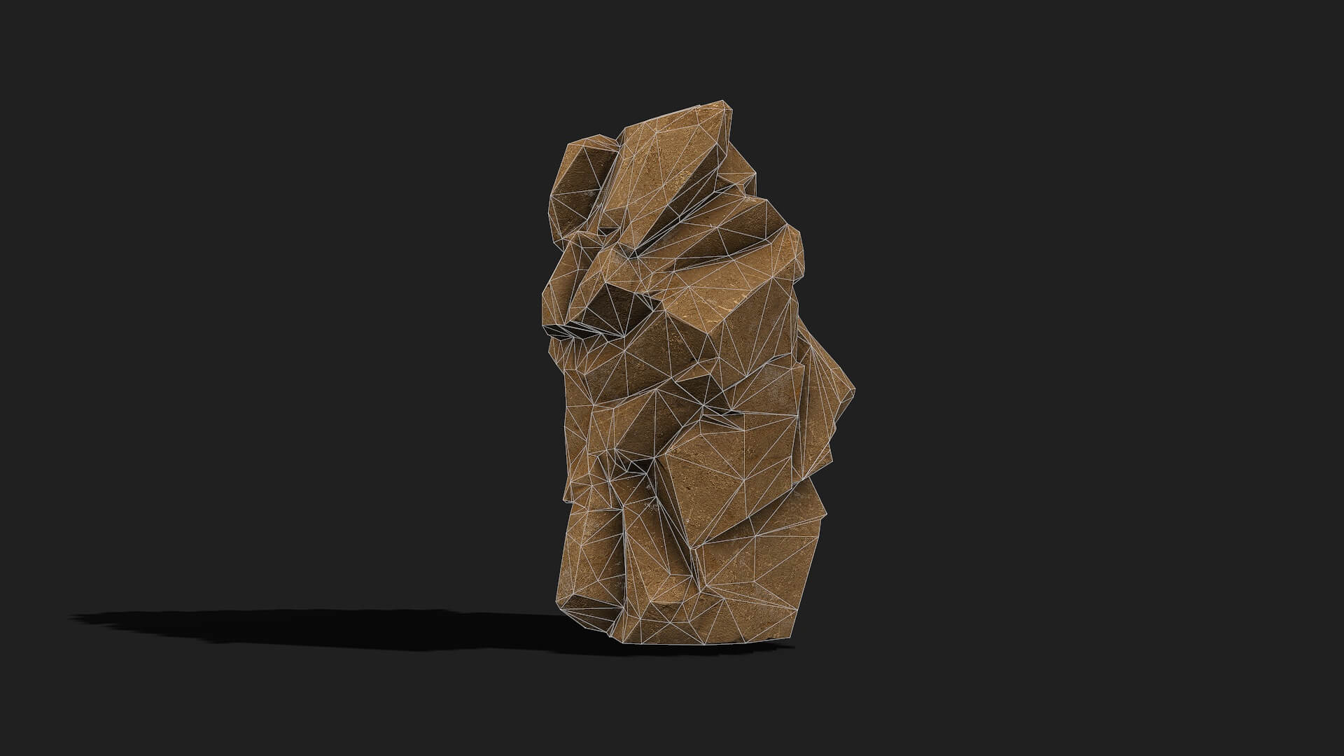 Rock Set PBR Low Poly 05 - 3D Model by ERTAN ZORLU
