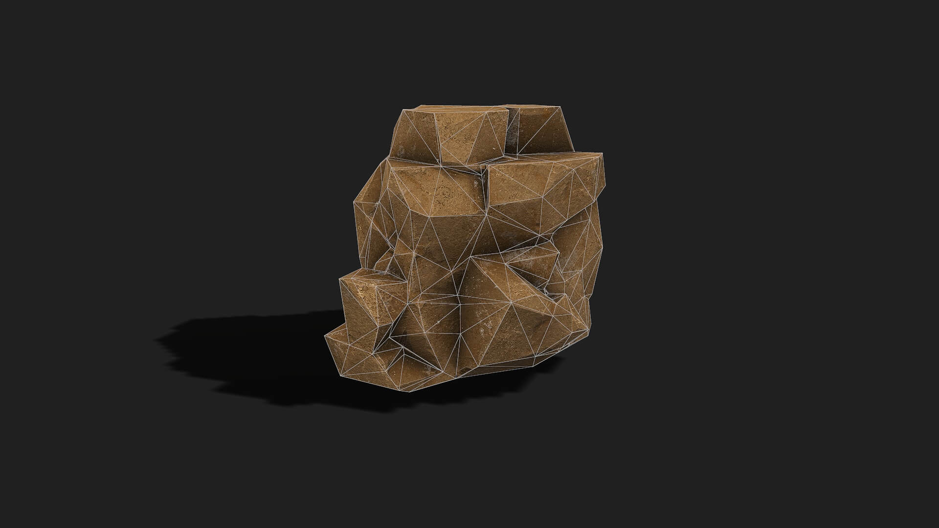 Rock Set PBR Low Poly 05 - 3D Model by ERTAN ZORLU