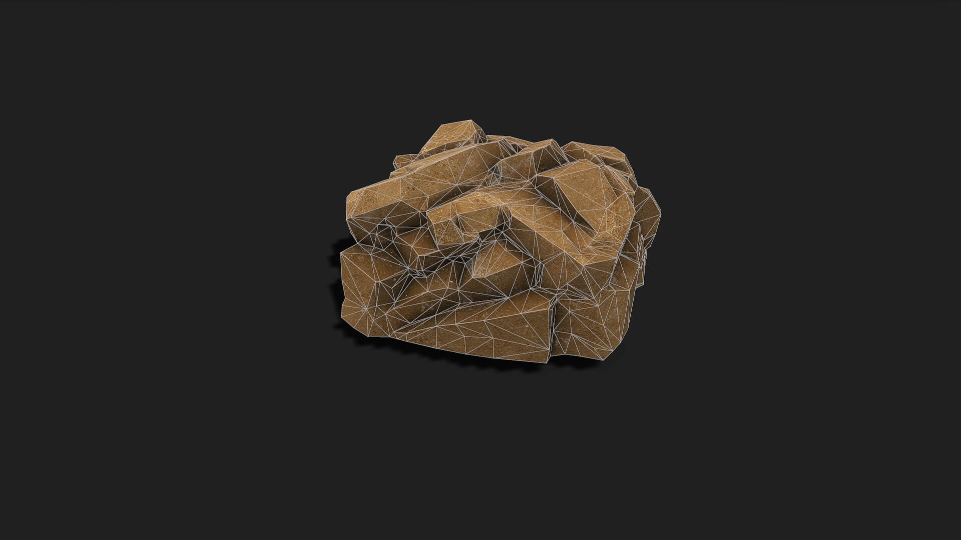 Rock Set PBR Low Poly 05 - 3D Model by ERTAN ZORLU