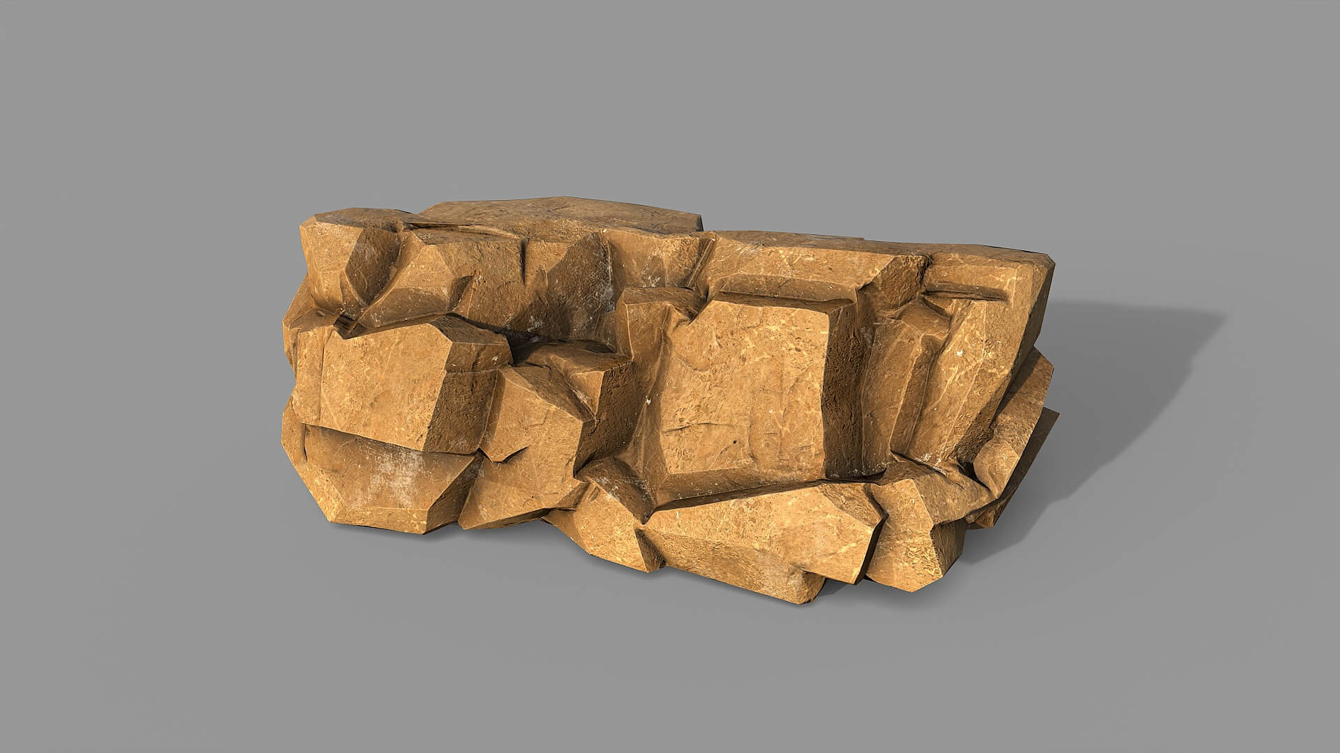 Rock Set PBR Low Poly 05 - 3D Model by ERTAN ZORLU