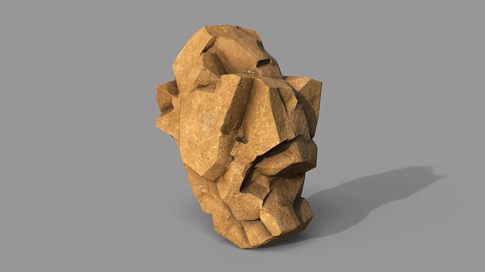 Rock Set PBR Low Poly 05 - 3D Model by ERTAN ZORLU