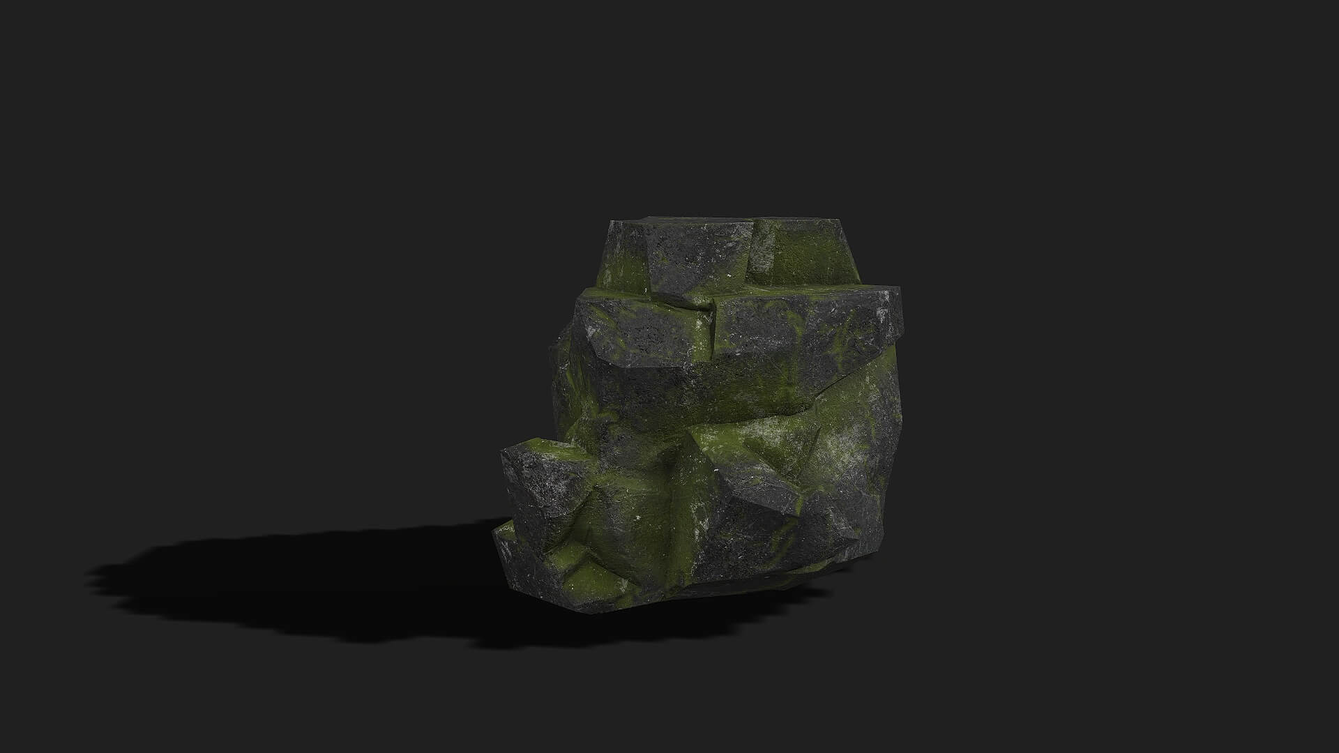 Rock Set PBR Low Poly 06 - 3D Model by ERTAN ZORLU