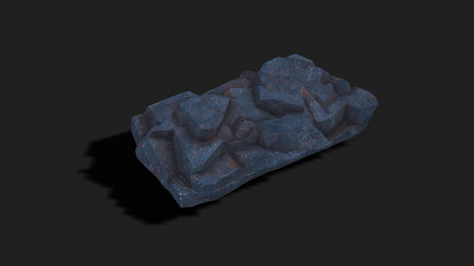 Rock Set PBR Low Poly 07 - 3D Model by ERTAN ZORLU