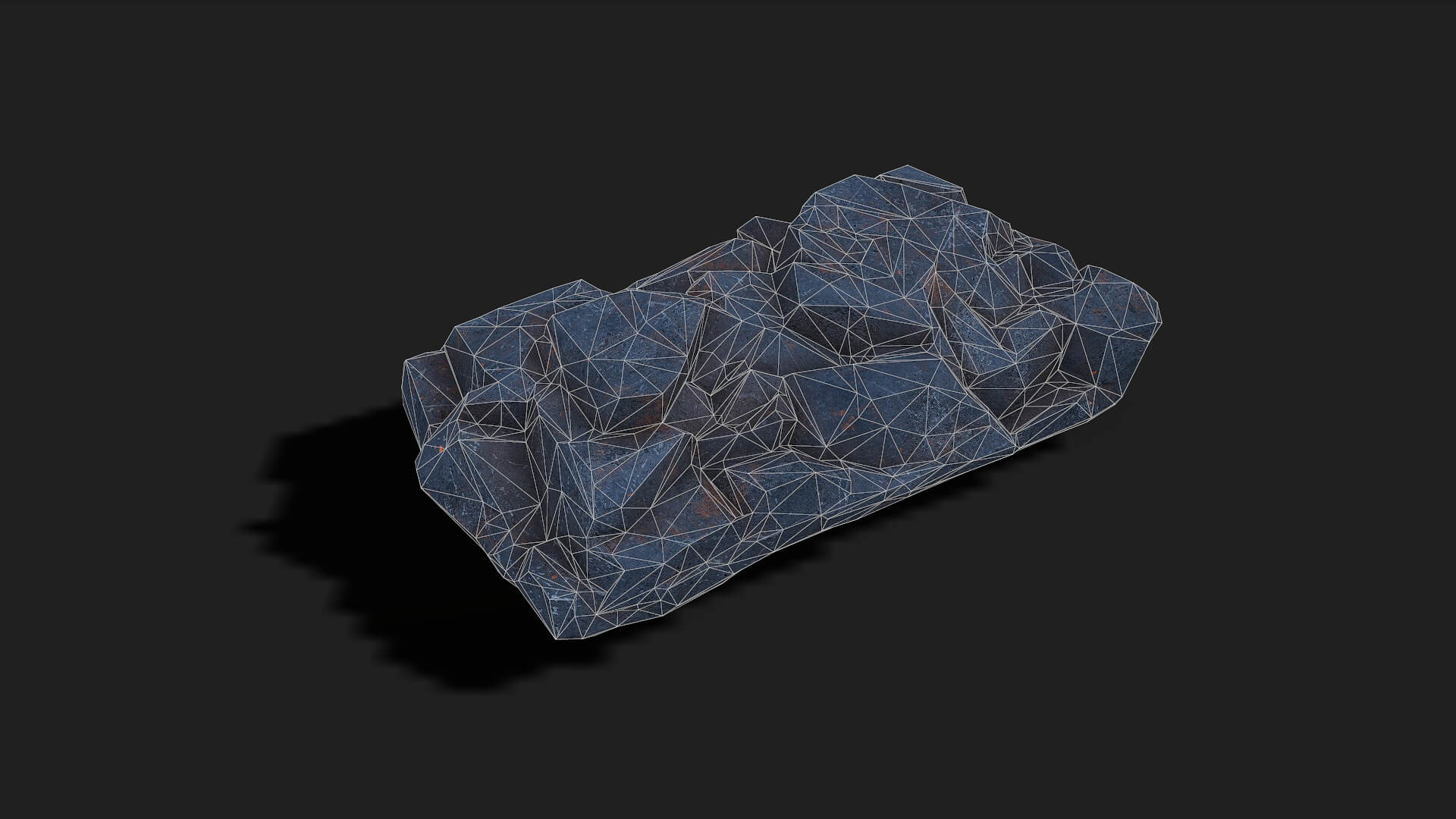 Rock Set PBR Low Poly 07 - 3D Model by ERTAN ZORLU