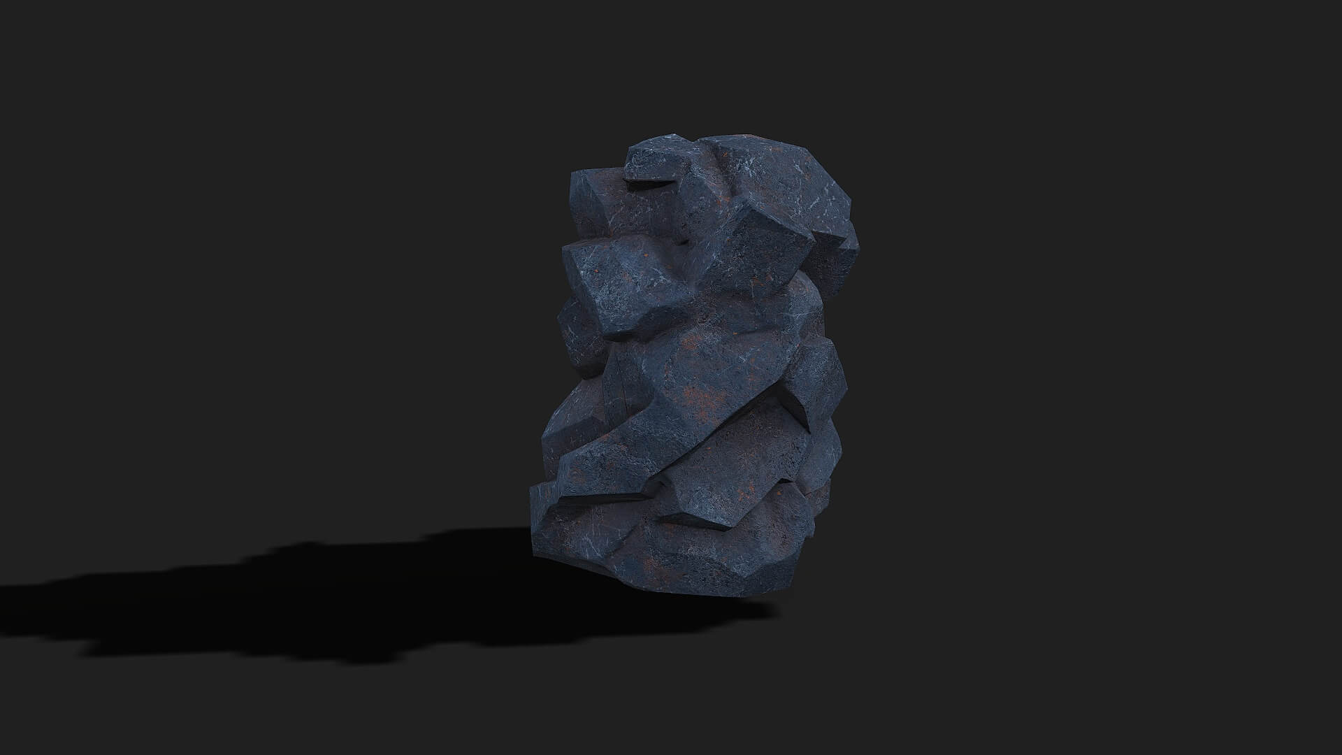 Rock Set PBR Low Poly 07 - 3D Model by ERTAN ZORLU