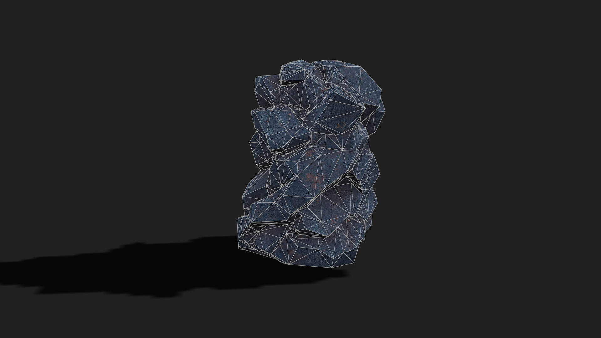 Rock Set PBR Low Poly 07 - 3D Model by ERTAN ZORLU