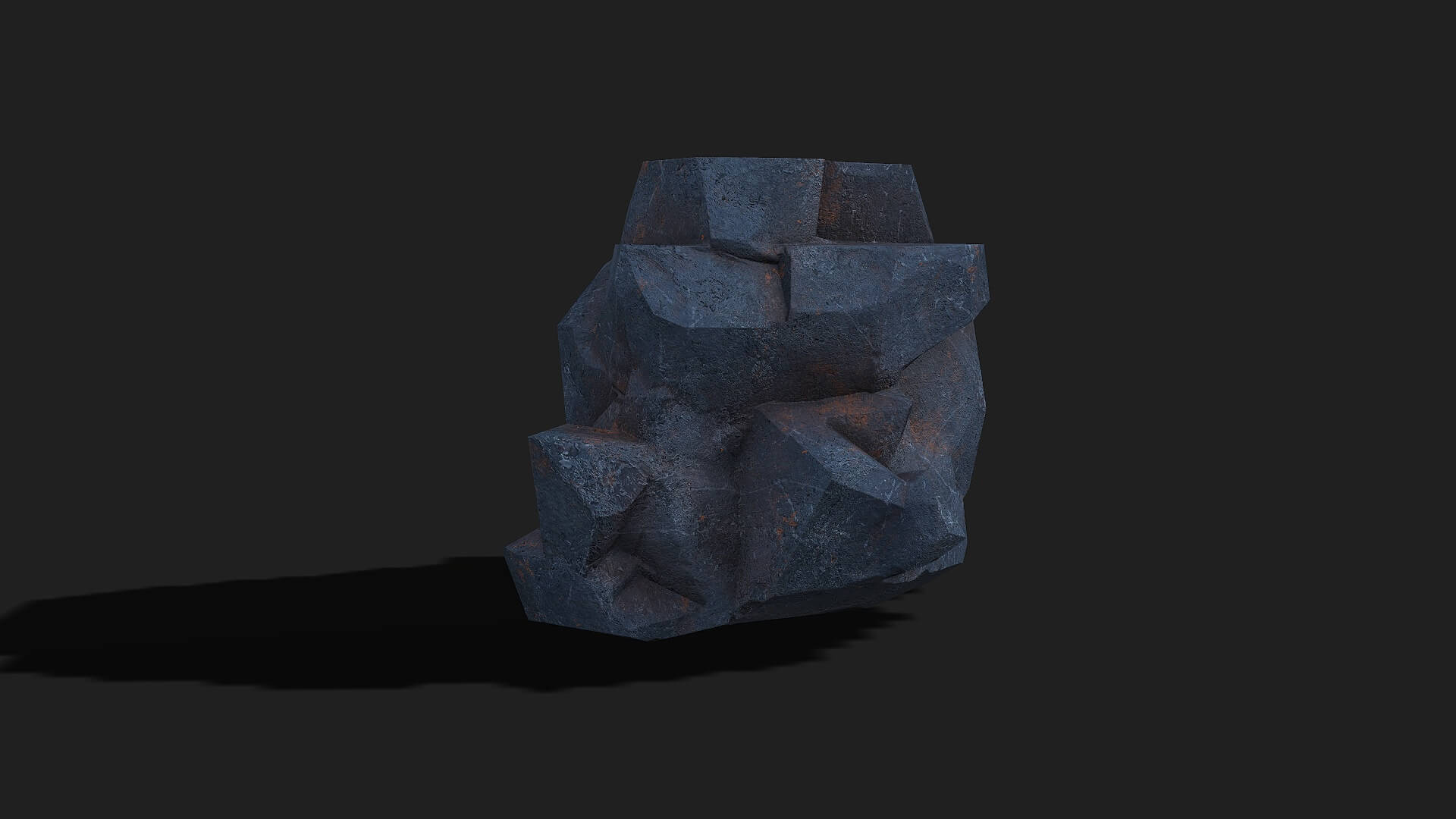 Rock Set PBR Low Poly 07 - 3D Model by ERTAN ZORLU
