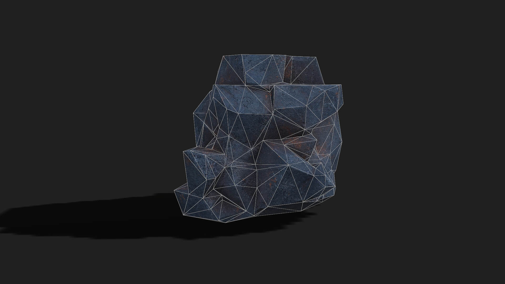 Rock Set PBR Low Poly 07 - 3D Model by ERTAN ZORLU