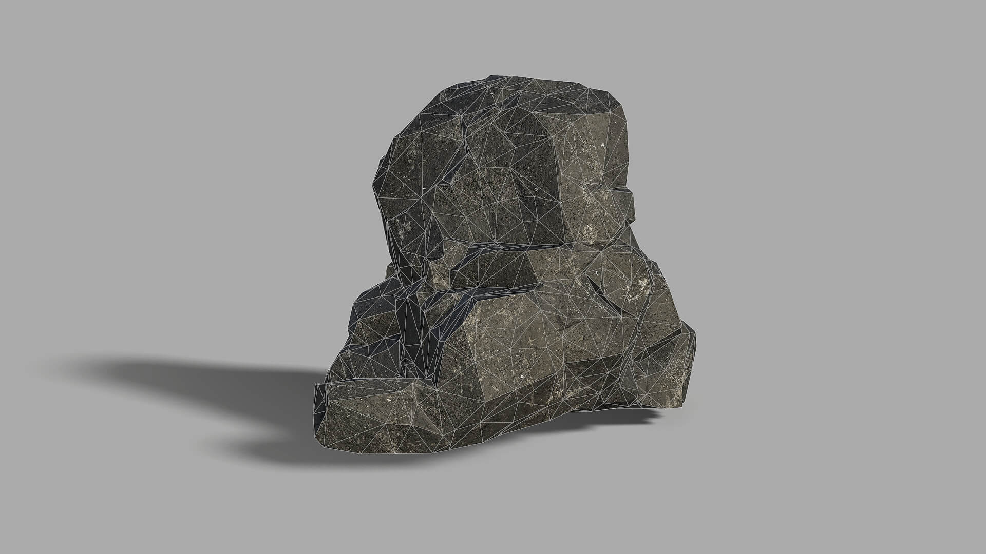 Rock Set PBR Low Poly 08 - 3D Model by ERTAN ZORLU