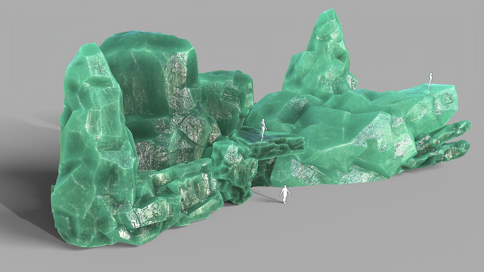 Rock Set PBR Low Poly 11 - 3D Model by ERTAN ZORLU