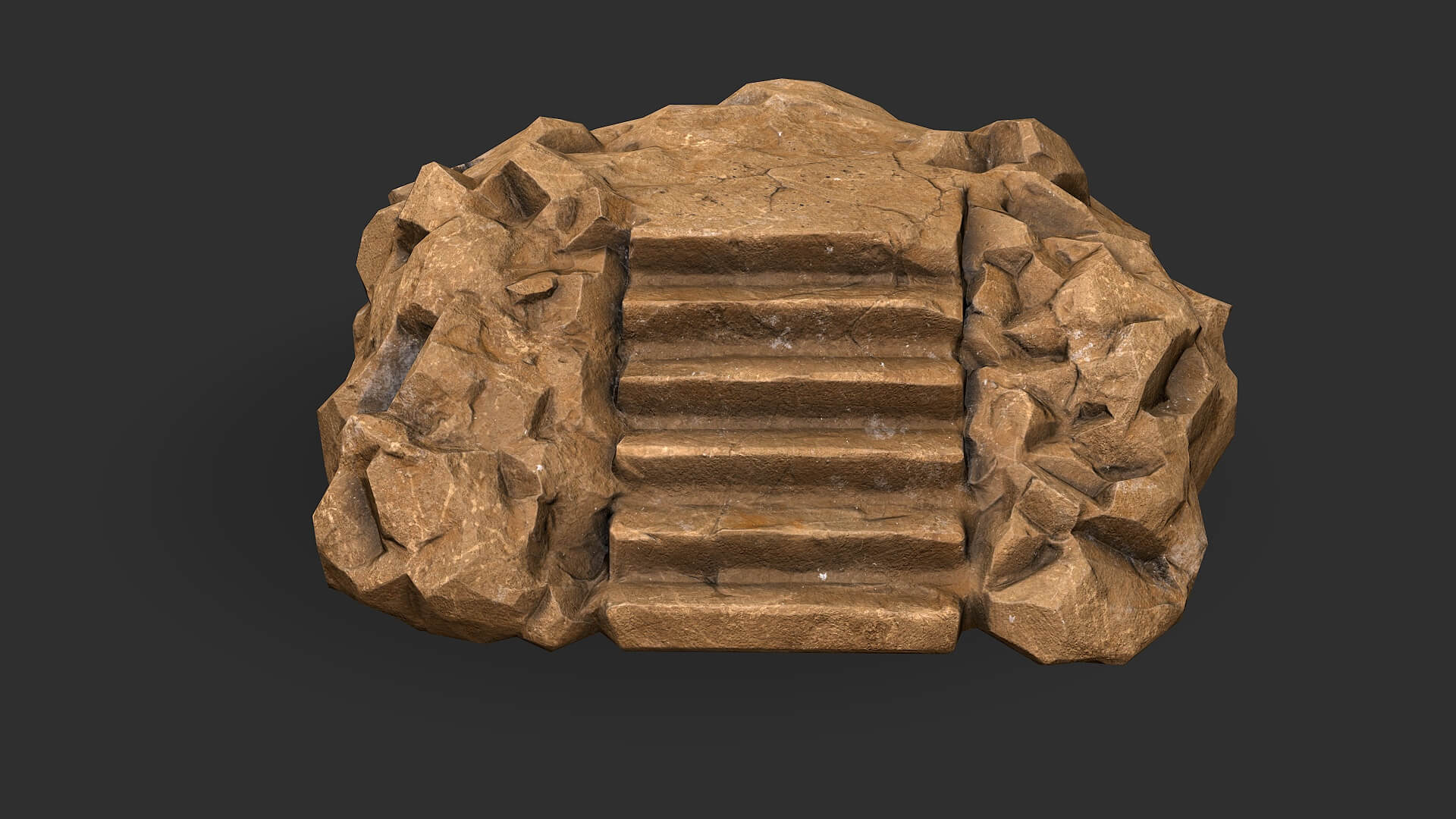Stairs Stone 05 - 3D Model by ERTAN ZORLU
